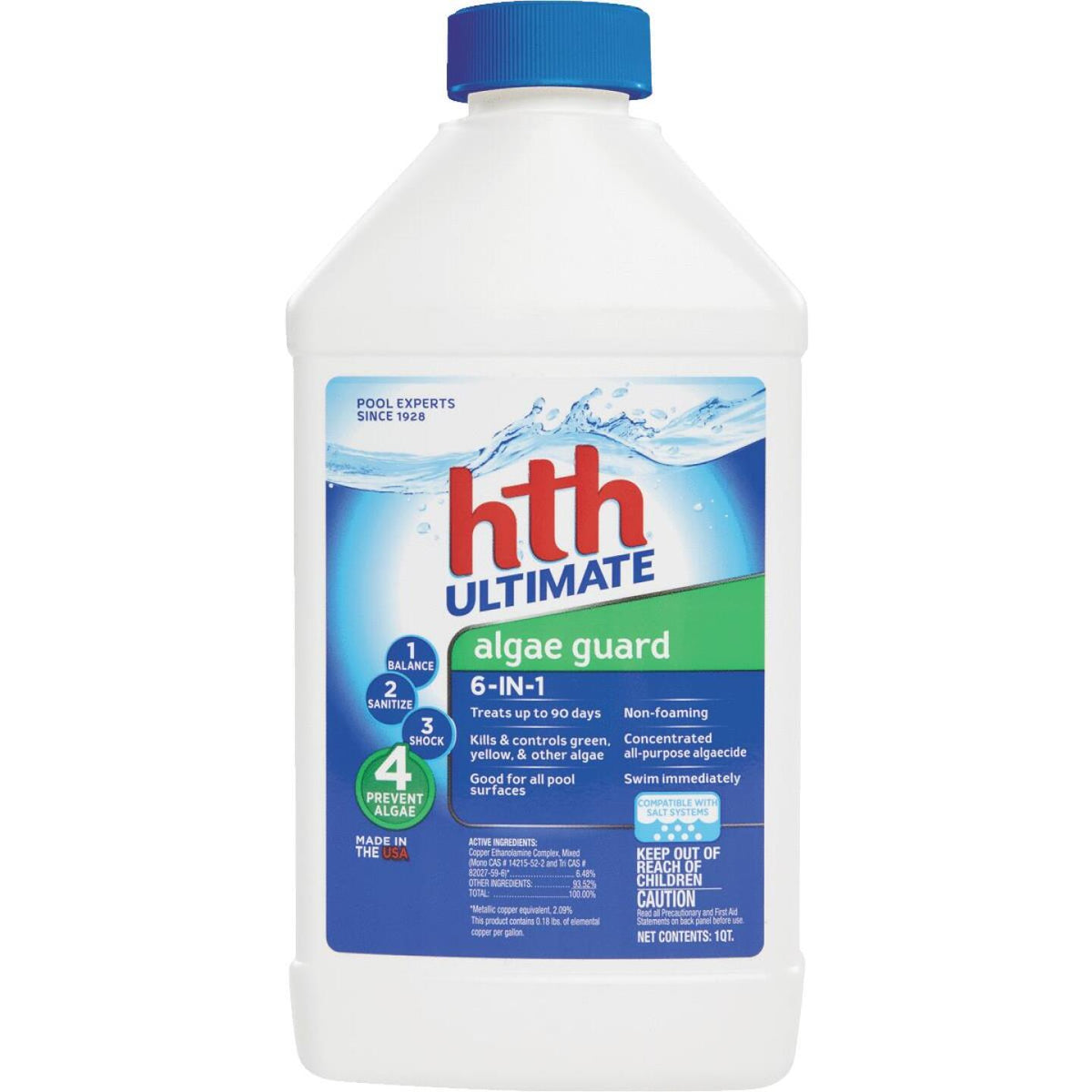 HTH Ultimate Algae Guard 1 Qt. Liquid Algae Control - Spring Hill, KS ...